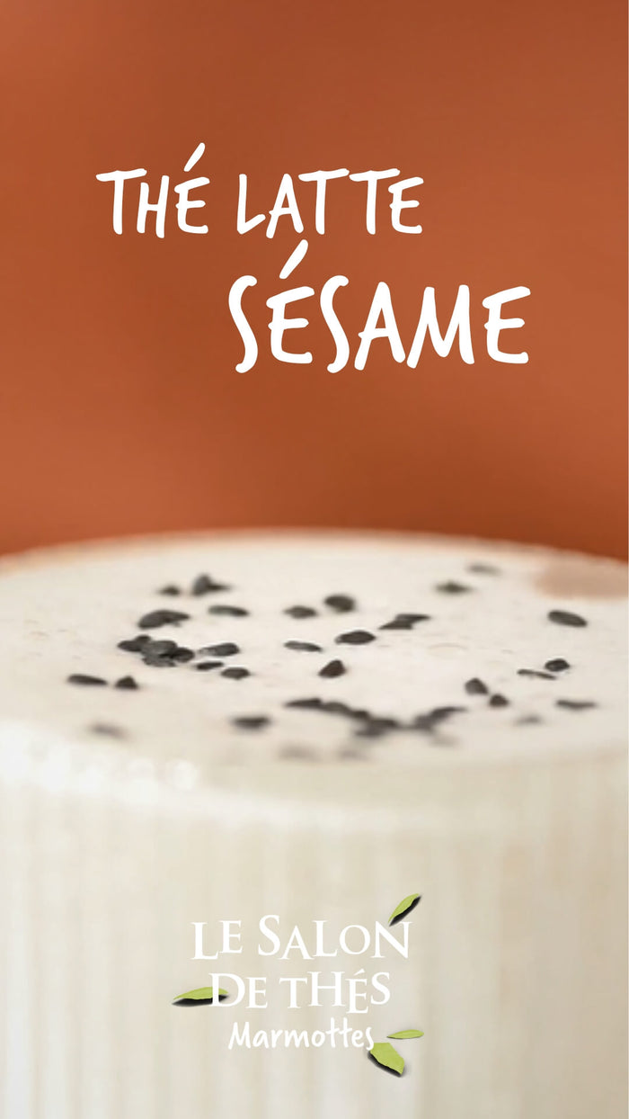 Jasmine Tea Latte Recipe with Rice Milk and Toasted Black Sesame | Les ...