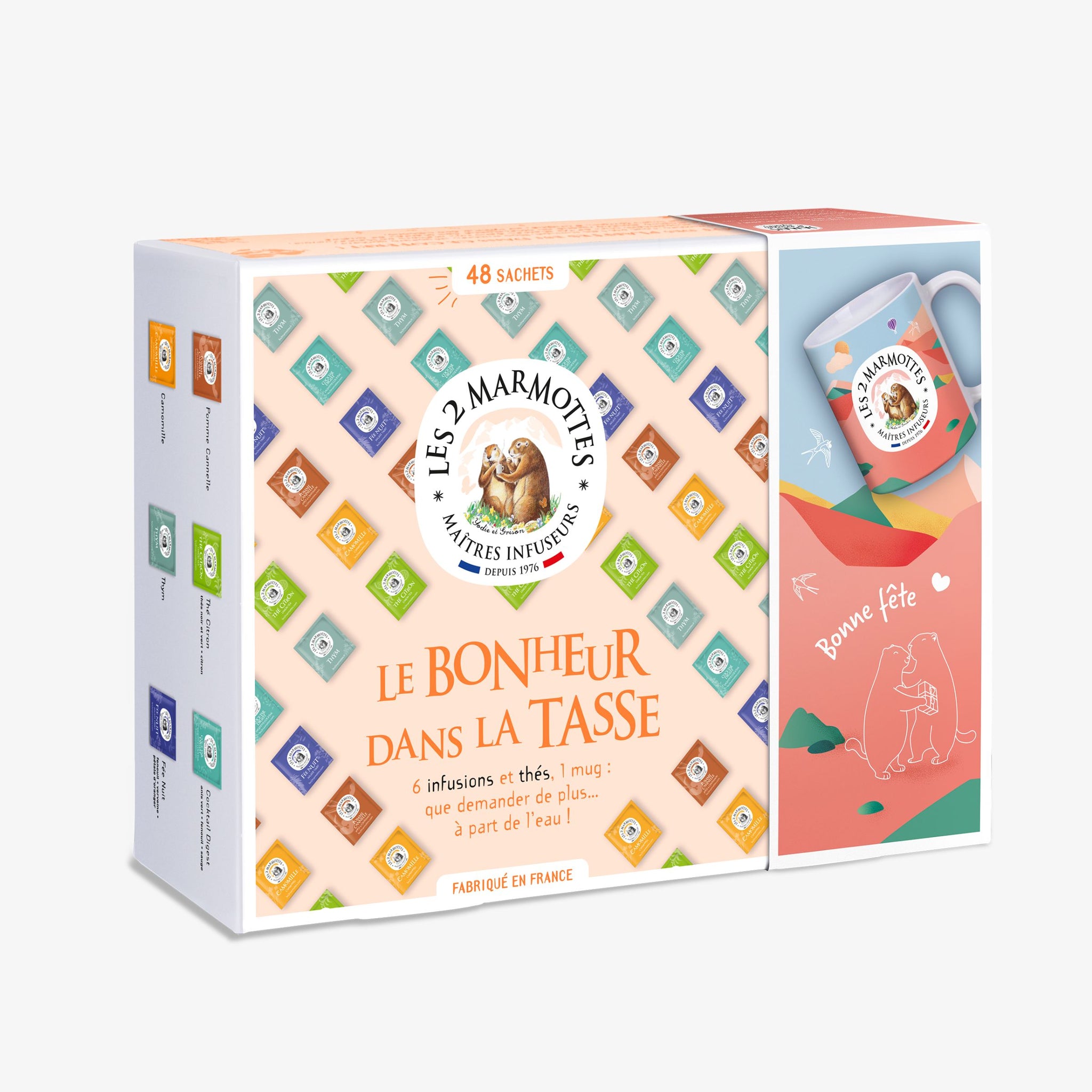 Coffret thé & infusion 100% plantes | Coffret Le Bonheur dans la tasse ...