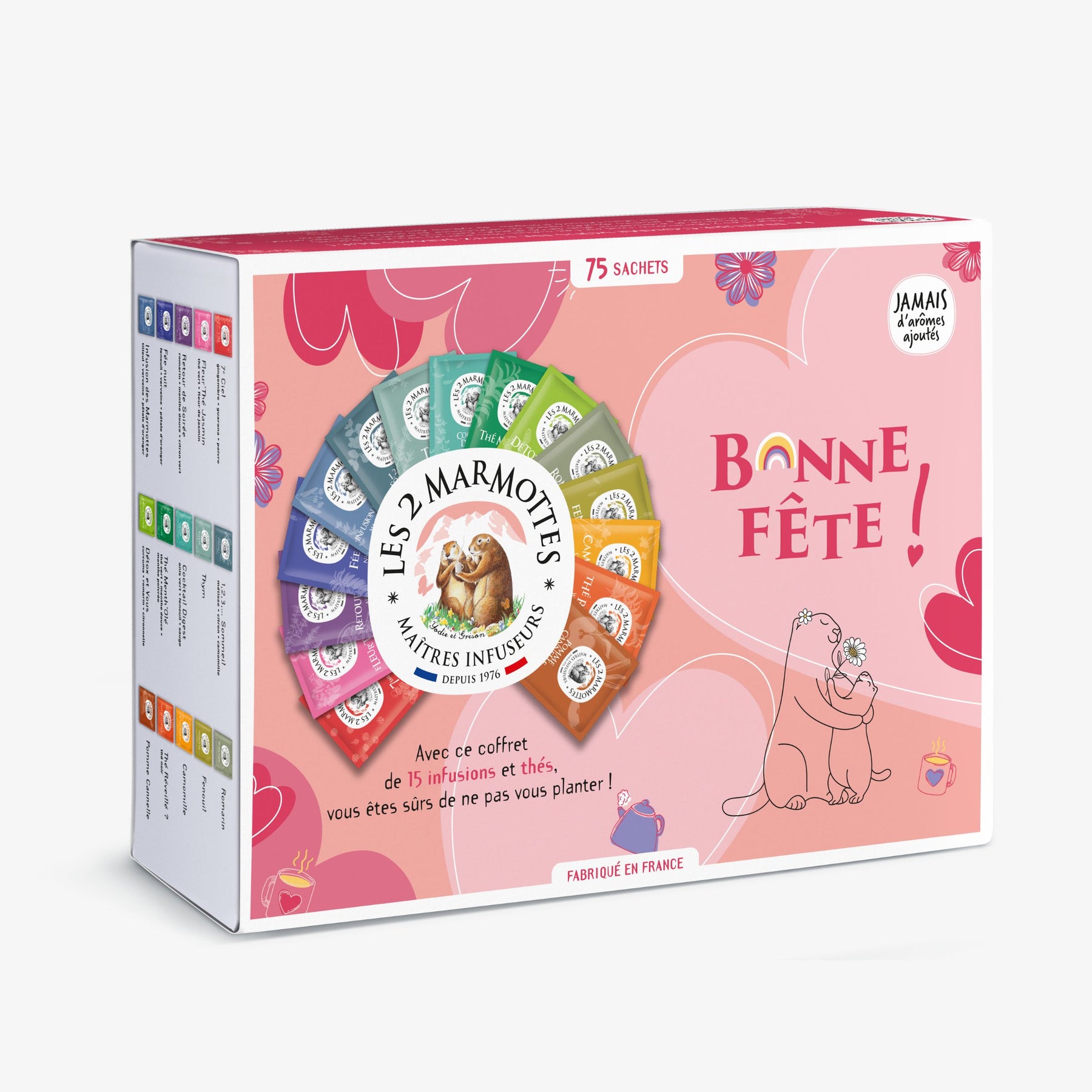 Coffret cadeau infusion et thé Made in France | Les 2 Marmottes ...