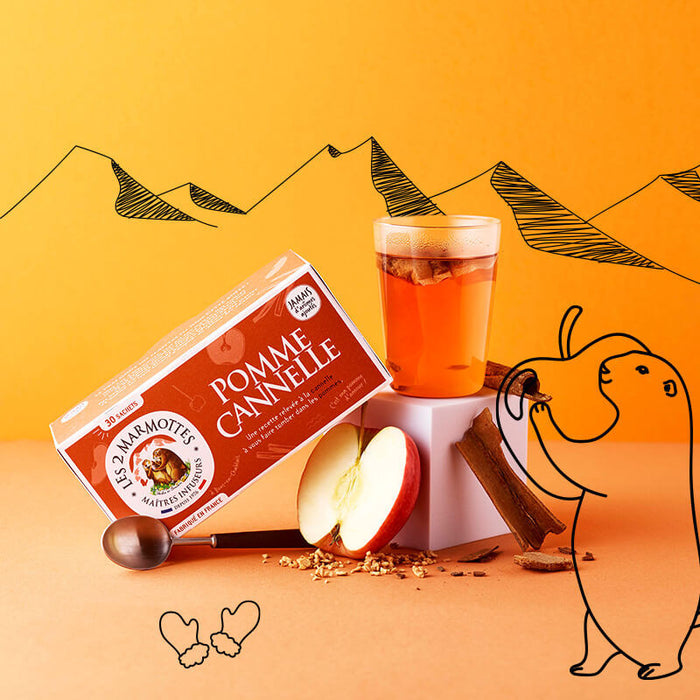 Infusion pomme cannelle : infusion & tisane à la pomme et cannelle